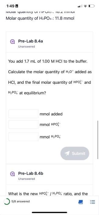 Solved Buffer Capacity Refers To The Amount Of Acic × Or