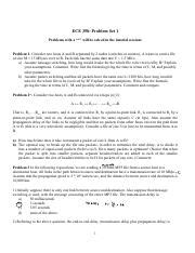 Problem Set Intro Pdf ECE Problem Set Problems With A Will Be Solved In The