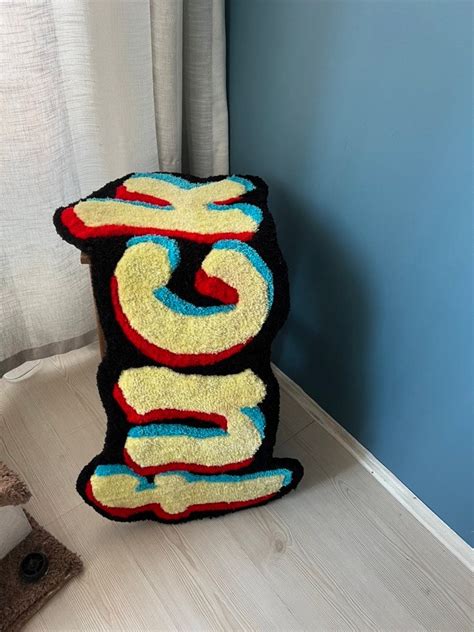 Fuck Tufted Rug Handmade Etsy