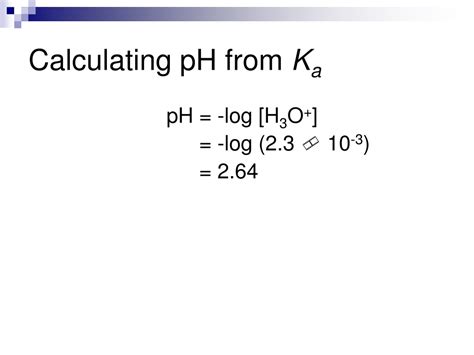 PPT - ### Acid Dissociation Constants: Calculations and Applications ...