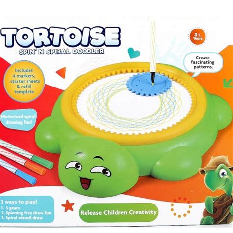 Spinn Turtle Spiral Doodler Spinning Drawing Surface With Fun Spiral