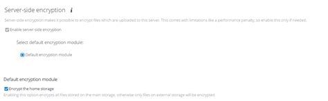 server side encryption does not encrypt files ℹ️ support nextcloud