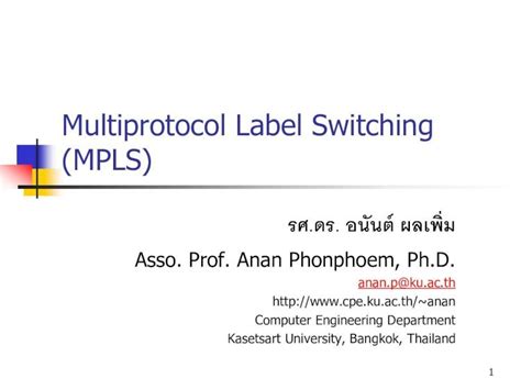 Pdf Multiprotocol Label Switching Mplsmpls Overview Switch Data