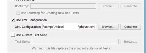 Php Ignoreunignore Tests In Phpunitxml Stack Overflow