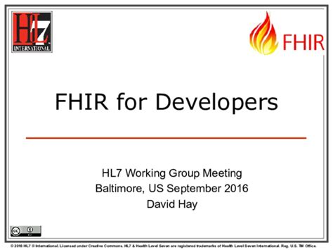 Ppt Fhir For Developers
