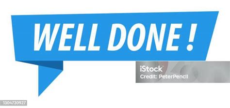 잘 했어요 배너 음성 거품 라벨 리본 템플릿 벡터 스톡 일러스트레이션 축하하기에 대한 스톡 벡터 아트 및 기타 이미지