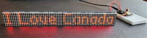 Smart Notice Board With Esp8266 And Dot Matrix Led Display