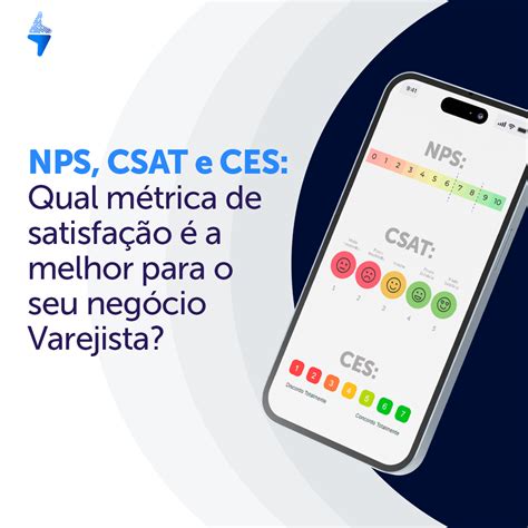 nps csat e ces qual métrica de satisfação é a melhor para o seu