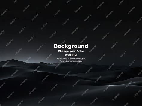 Psd Abstract Black Gradient Background Empty Dark Texture Wallpaper Premium Ai Generated Psd