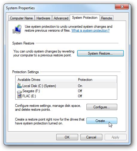 Create A System Restore Point In Windows GUIDE September Blog JHUNSTSTATION