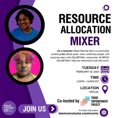 Resource Allocation Mixer Trans Empowerment Project
