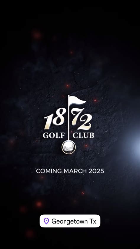 1872 Golf Club Were Proud To Introduce 1872 Golf Club—georgetowns