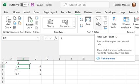 Office365 How Do You Enable Filters In Excel Super User