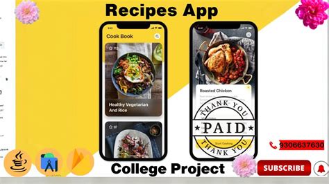 Android Recipe App With Source Code Android Project With Source Code Youtube