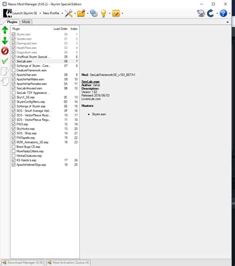 SexLab SE Sex Animation Framework V B Page Downloads SexLab Framework