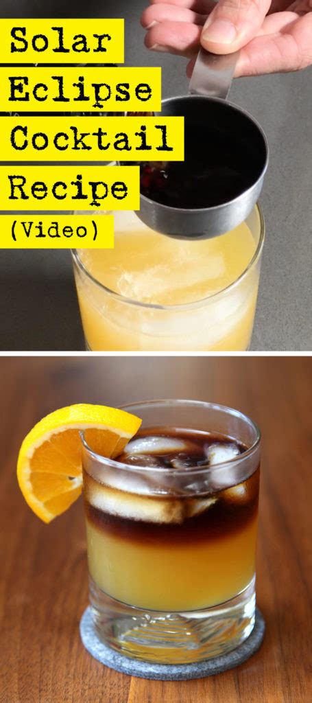 Easy Solar Eclipse Cocktail Diy Presto
