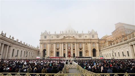 Pope Benedicts Historic Funeral Takes Place At Vatican Led By Pope