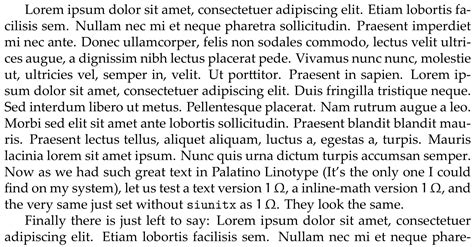 Xetex Euler Digits Siunitx Hiding Certain Units Like Ohm TeX LaTeX Stack Exchange
