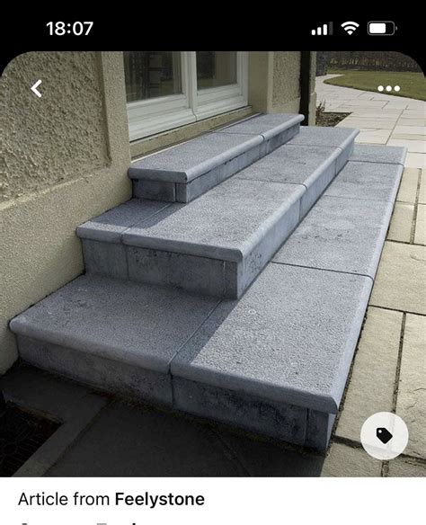 Pin By Jessica Ditucci On New Backyard In 2025 Porch Steps Front Porch Steps Exterior Stairs