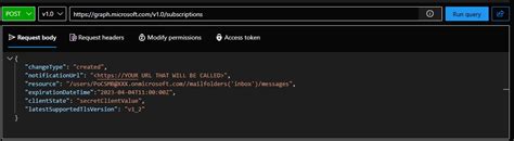 Creating Graph Subscriptions Azure 411