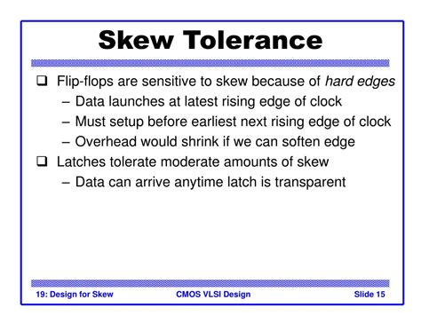 Ppt Introduction To Cmos Vlsi Design Lecture 19 Design For Skew Powerpoint Presentation Id