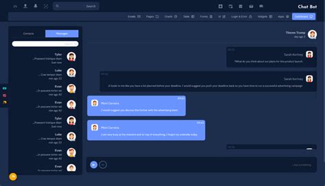 discover new chatbot dashboard with software ui framework