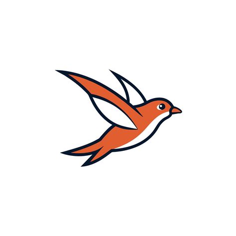 Australian Swiftlet Bird Runs Icon Illustration 46917330 Vector Art At