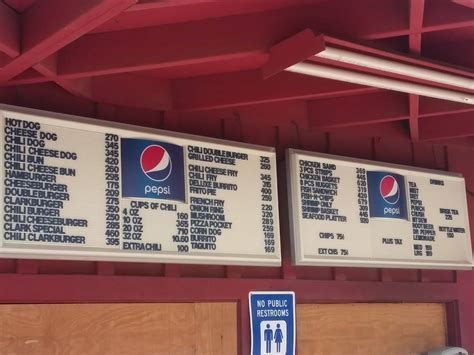 Menu At Chuck Wagon Restaurant Sanger
