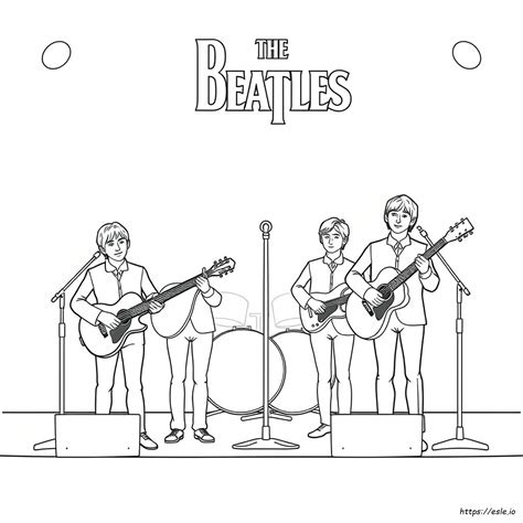 Free Beatles Coloring Pages