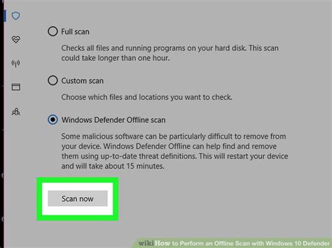 How To Perform An Offline Scan With Windows Defender Steps