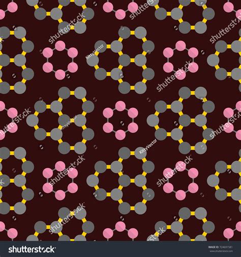 Connection Structure Molecule Dna Neurons Background Stock Vector