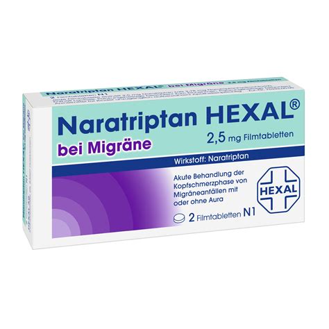 Naratriptan Hexal® Bei Migräne 25 Mg Shop