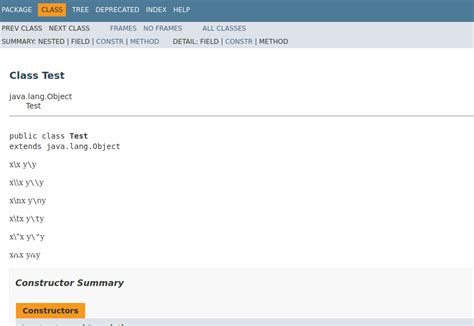 Javadoc Issue With Backslash · Issue 8547 · Doxygendoxygen · Github