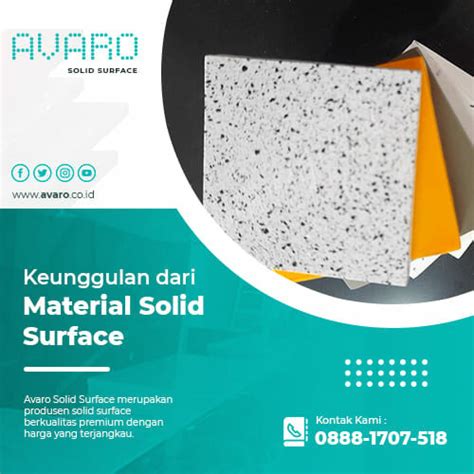 Keunggulan Dari Material Solid Surface