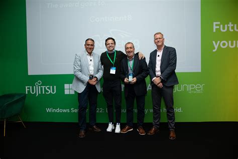 Continent 8 Technologies Wins Fujitsu Rising Star Of The Year Award Continent 8