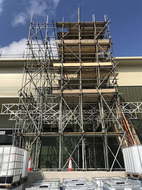 Berry Gardens Fruit Factory Commercial Scaffolding In Kent