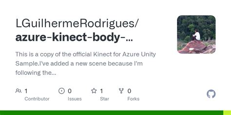 Github Lguilhermerodrigues Azure Kinect Body Tracking Sample This Is A Copy Of The Official