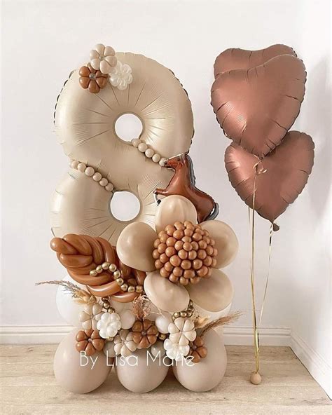 Diy Balloon Number 8 Decoration