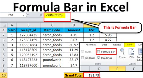 Templates Excel Basic Formulas Tutorial Template Paper Pe