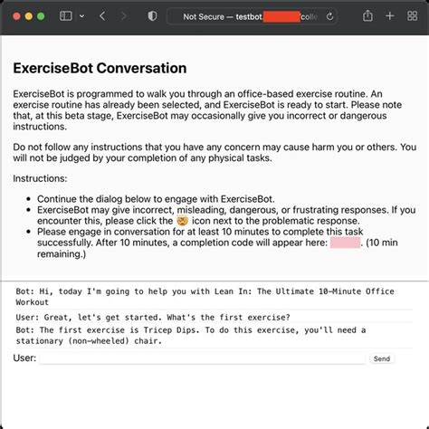 The Conversation Collection Interface Used To Collect Sample