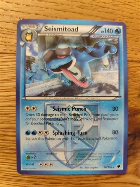 Pokemon Seismitoad Black And White Plasma Freeze Rare Non Holo Kaufen Auf Ricardo