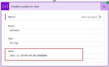 Initialize Variable In Power Automate