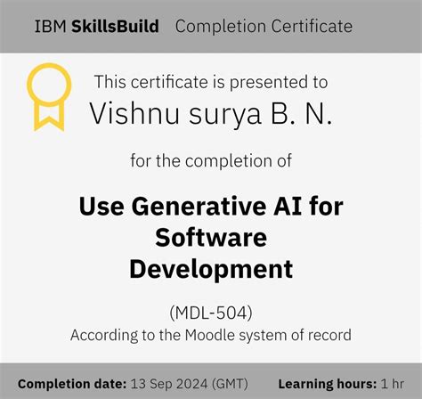 vishnu surya b n on linkedin i am pleased to share that i have
