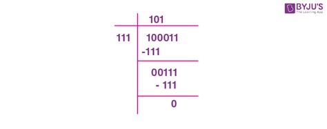 Binary Division Questions With Solutions