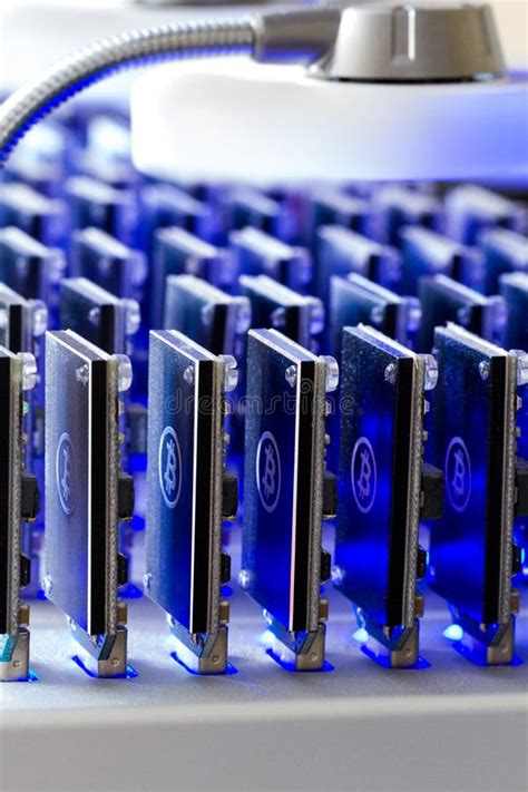 Bitcoin Mining Stock Image Image Of Hashcash Business