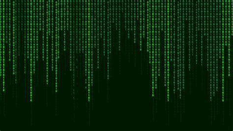 Premium Vector | Green matrix background falling numbers on screen ...