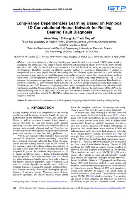 Pdf Long Range Dependencies Learning Based On Non Local 1d