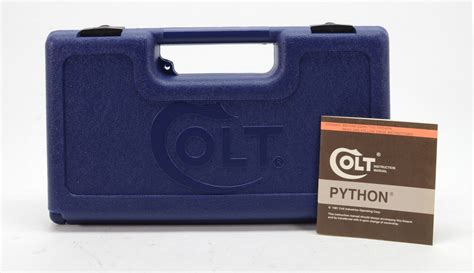 Colt Python Box OEM Case Manual And More Custom Shop