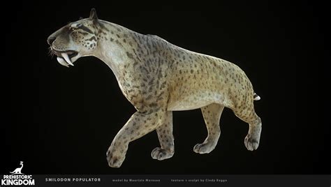 Prehistoric Kingdom Smilodon Cindy Raggo Wooly Mammoth Prehistoric