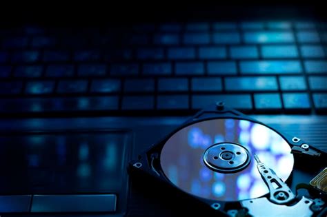 Premium Photo Open Hdd On A Laptop Keyboard